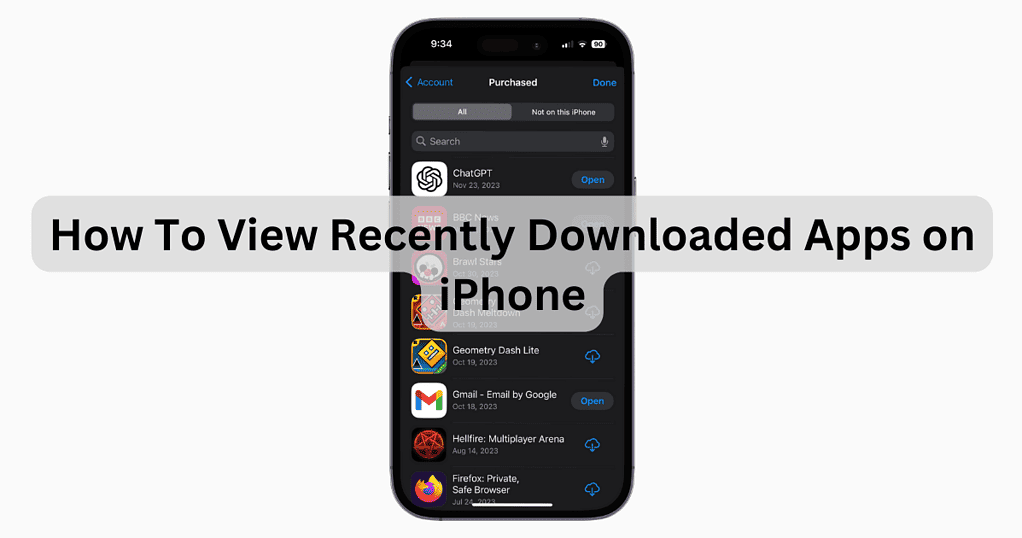 How to Find Recently Downloaded Apps on iPhone - The Mac Observer