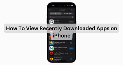 How to Find Recently Downloaded Apps on iPhone - The Mac Observer
