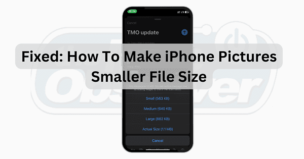 3 Ways to Make iPhone Pictures a Smaller File Size - The Mac Observer
