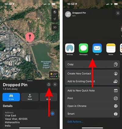 How To Drop a Pin on iPhone Using Apple Maps/Google Maps - The Mac Observer