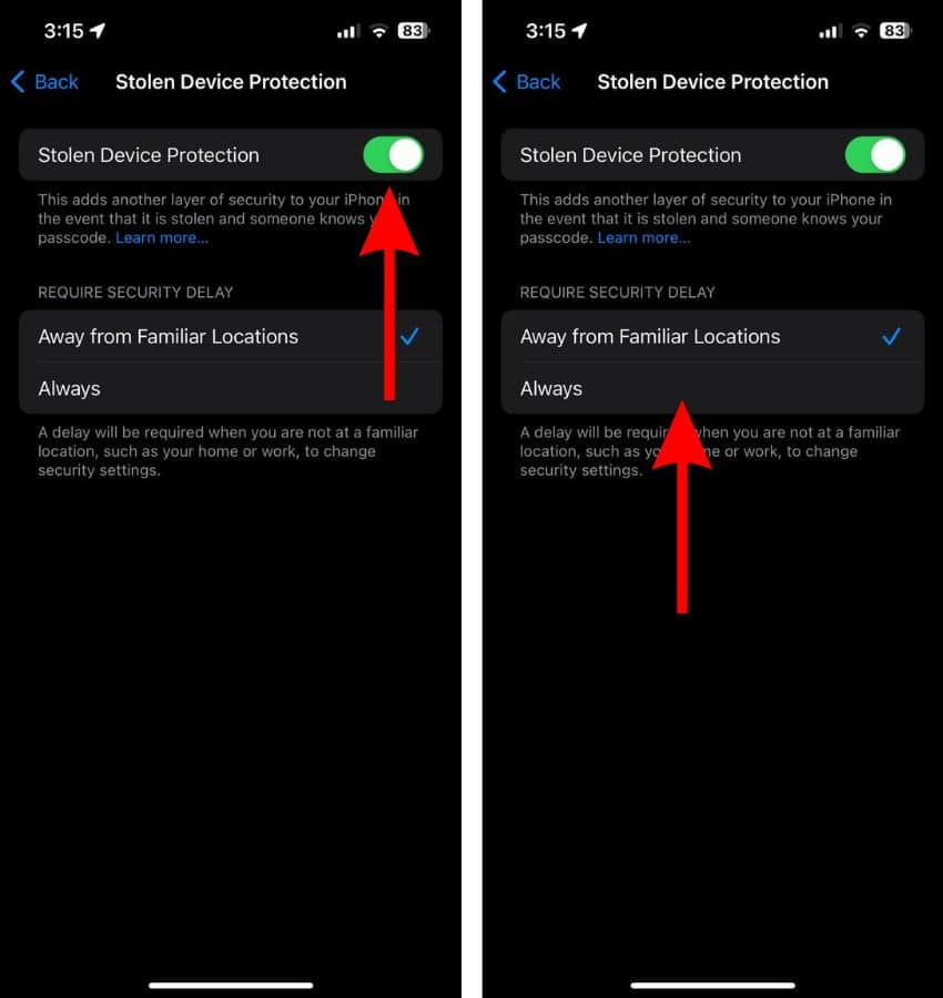 How to Turn On/Off Stolen Device Protection on iPhone - The Mac Observer