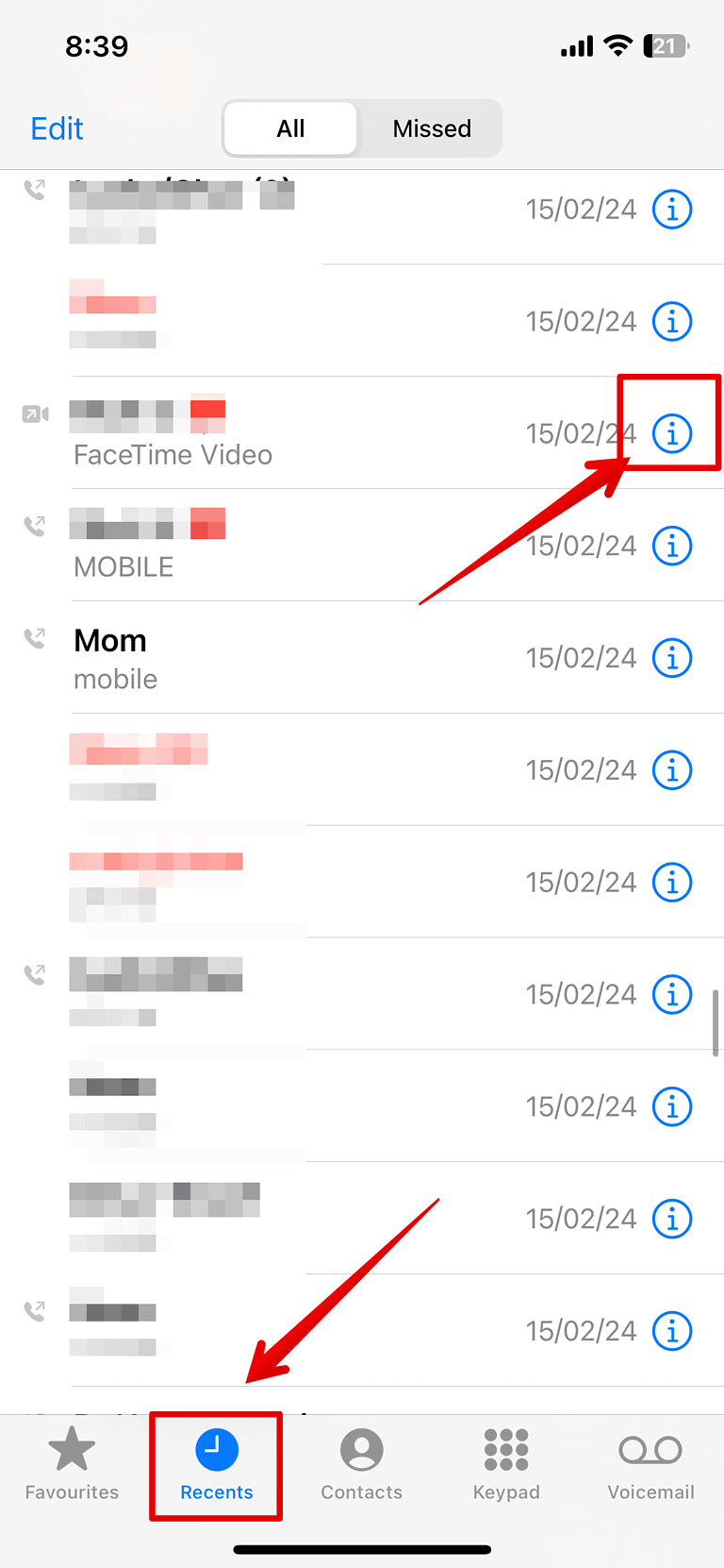 How To See the Duration of a FaceTime Call on iPhone/iPad - The Mac ...