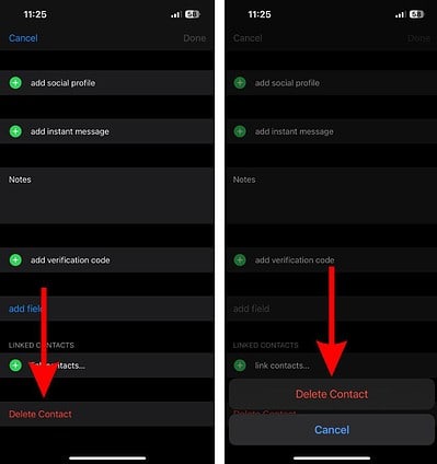 How to Delete Saved Contacts in iPhone on iOS 26