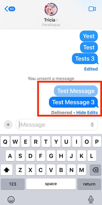 How to Unsend or Edit a Message on iPhone, iPad and Mac - The Mac Observer