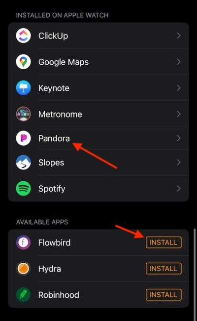 Fix: Pandora App Not Working on Apple Watch - The Mac Observer