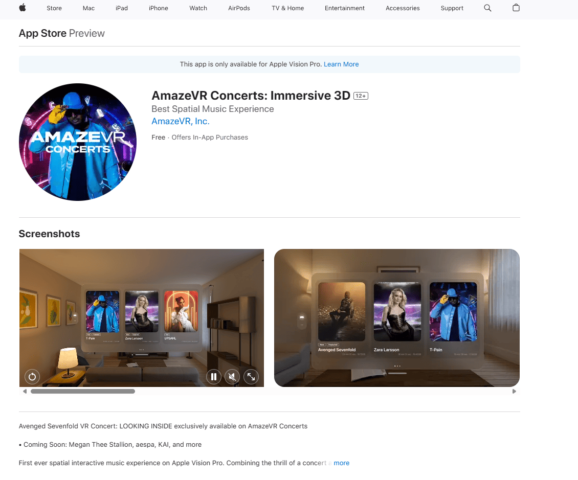 Apple Vision Pro App Store is Now Browsable From Any Device