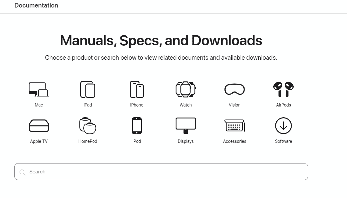 Apple Launches New Documentation Website For Product Support
