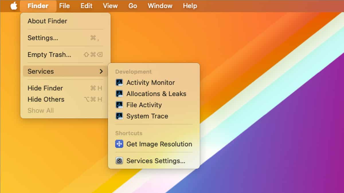 What Is the Services Menu on Mac? And How To Use It? - The Mac Observer
