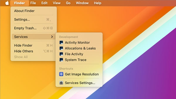 What Is the Services Menu on Mac? And How To Use It? - The Mac Observer