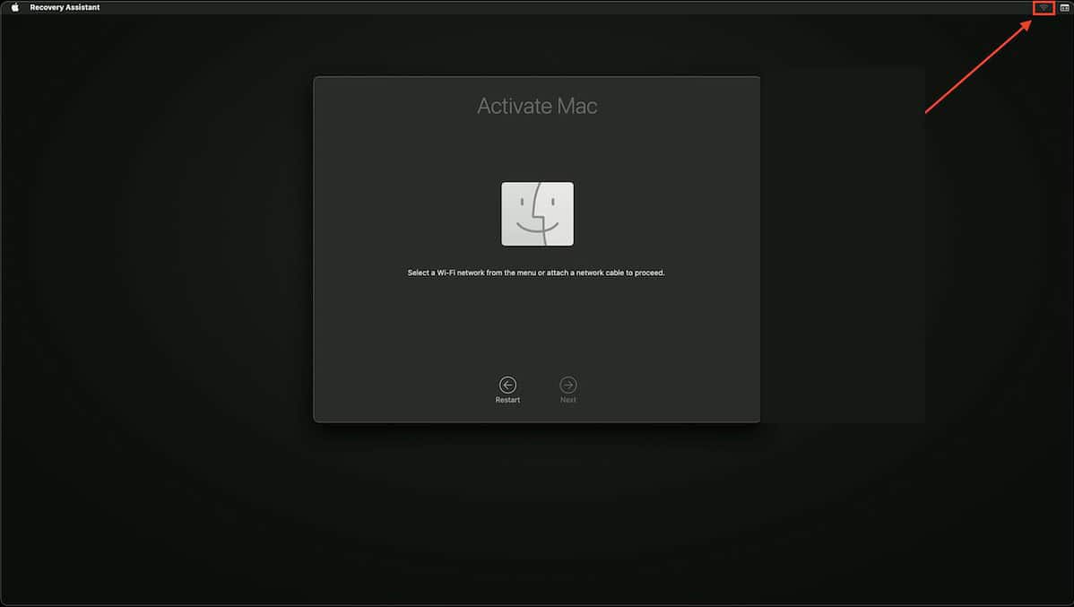 How To Fix Mac Recovery Assistant With No Wi-Fi Menu - The Mac Observer