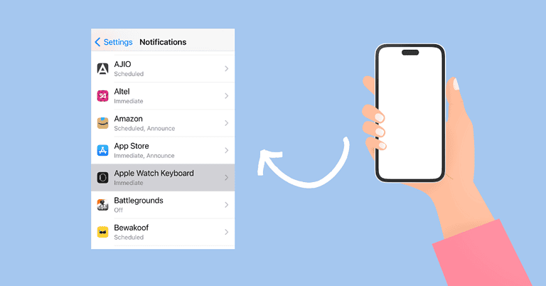 How To Turn off Apple Watch Keyboard Input Notification on iPhone - The ...