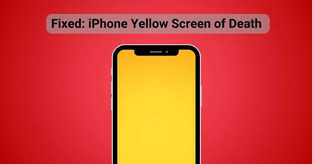 How To Fix the iPhone Yellow Screen of Death - The Mac Observer