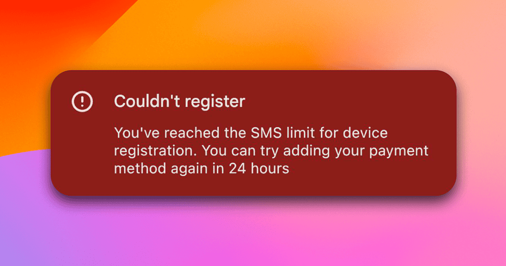 How To Fix Gpay Says SMS Limit Reached for Device Registration - The Mac Observer