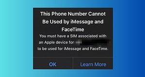 Fix ‘Phone Number Cannot Be Used by iMessage and Facetime’ - The Mac Observer