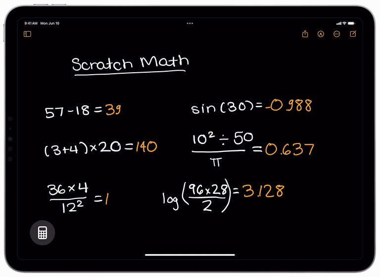 How To Use Math Notes & Scientific Mode on iOS 18 & iPadOS 18 - The Mac ...