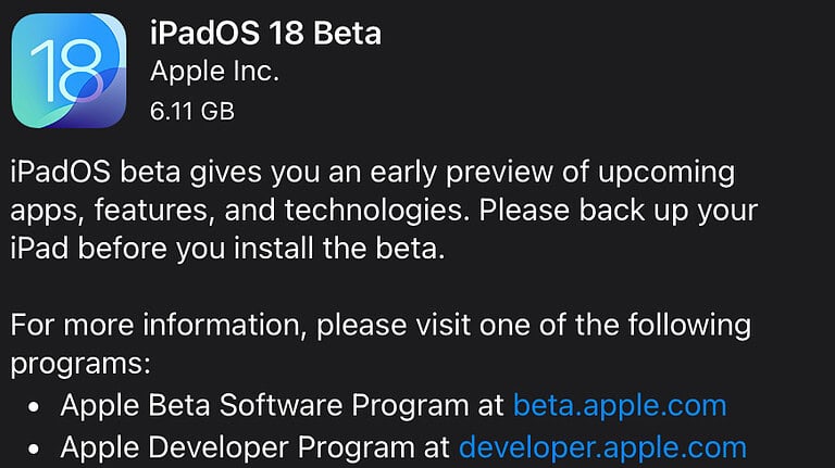 iPadOS 18 Developer Beta Available for iPad Users - The Mac Observer