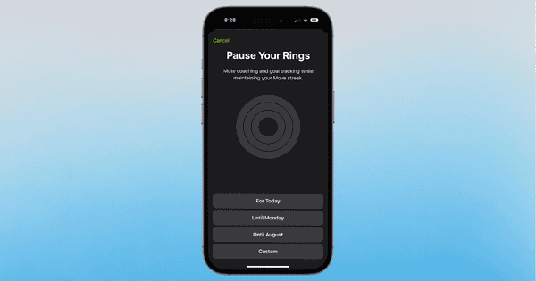 How To Pause Activity Rings Without Losing Streak on watchOS 11 - The ...