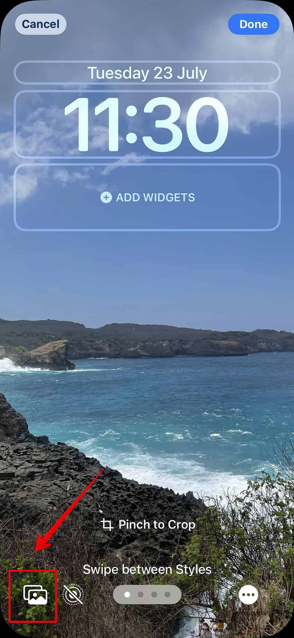 How To Make the Time Brighter on iPhone Lock Screen in iOS 17 - The Mac ...