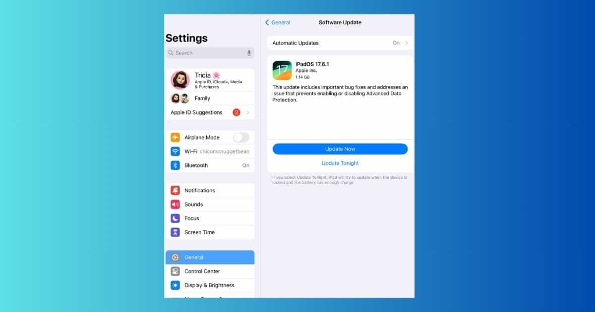 How To Install iPadOS 17.6.1 on Your iPad - The Mac Observer