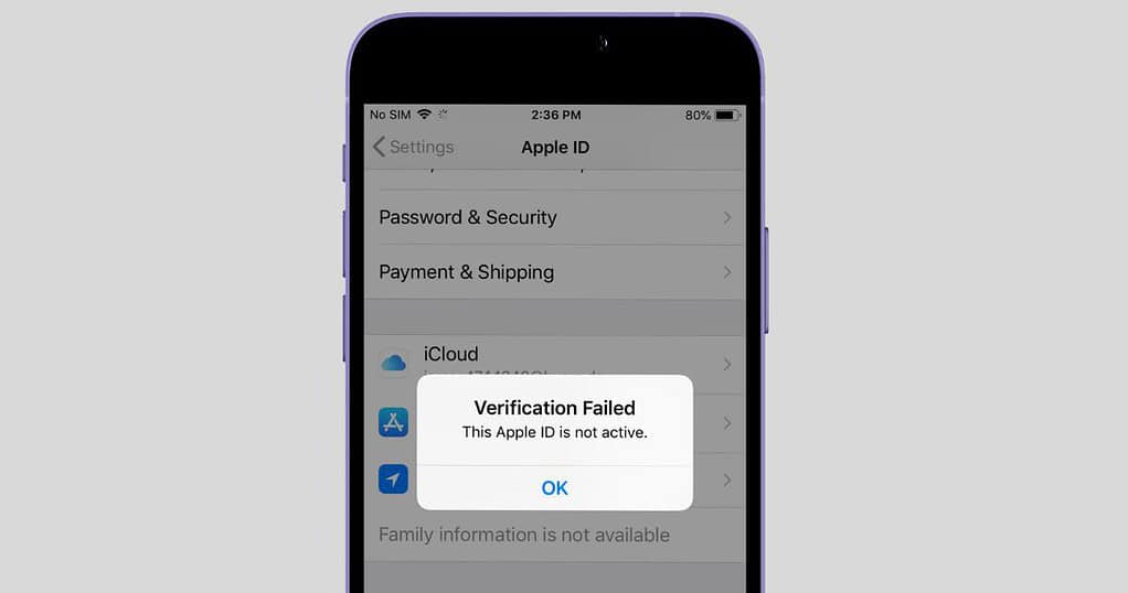 How to Fix “This Apple ID is not Active” - The Mac Observer