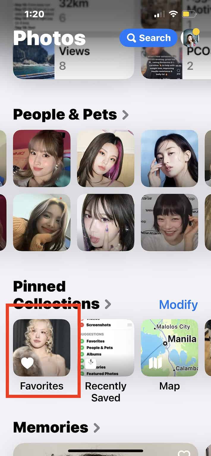 Where To Find Missing Favorites Folder in iOS 18 Photos - The Mac Observer