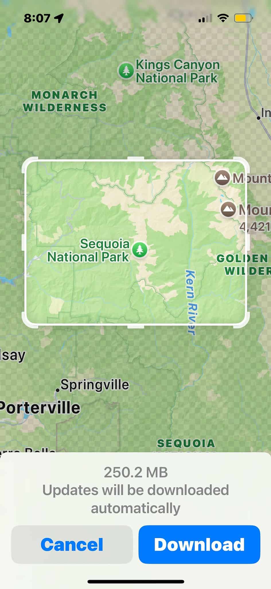 How To Use Topographic Maps and Offline Navigation on iOS 18 iPadOS 18 ...