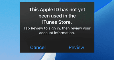 How To Fix "Apple ID Not Yet Used in iTunes Store" Error - The Mac Observer