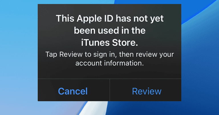 How To Fix "Apple ID Not Yet Used in iTunes Store" Error - The Mac Observer