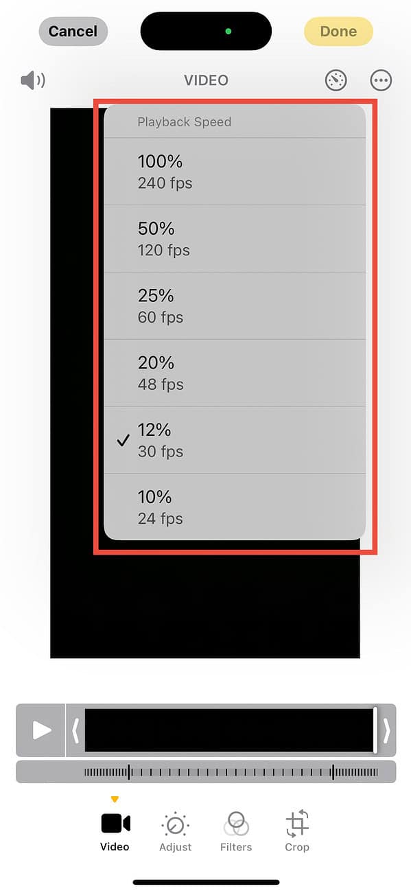 How to Edit a Video’s Speed in Photos App on iOS 18 - The Mac Observer