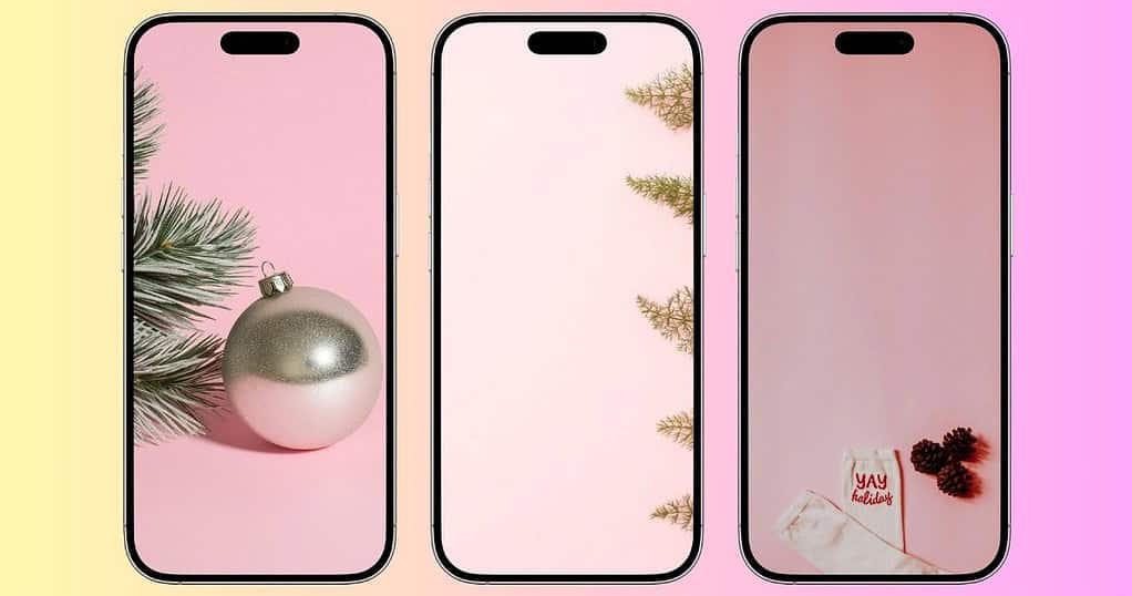 Best Pink Christmas Wallpapers to Wrap Your iPhone in Holiday Pink ...