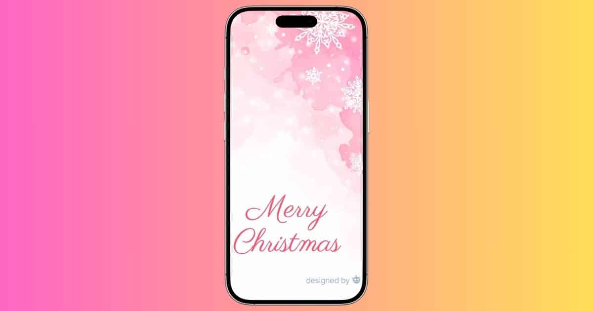 Best Pink Christmas Wallpapers to Wrap Your iPhone in Holiday Pink ...