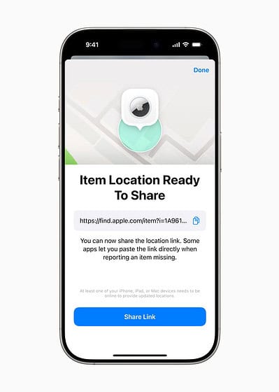 How to Share Find My Item Locations with Third Parties on iOS 18.2 ...