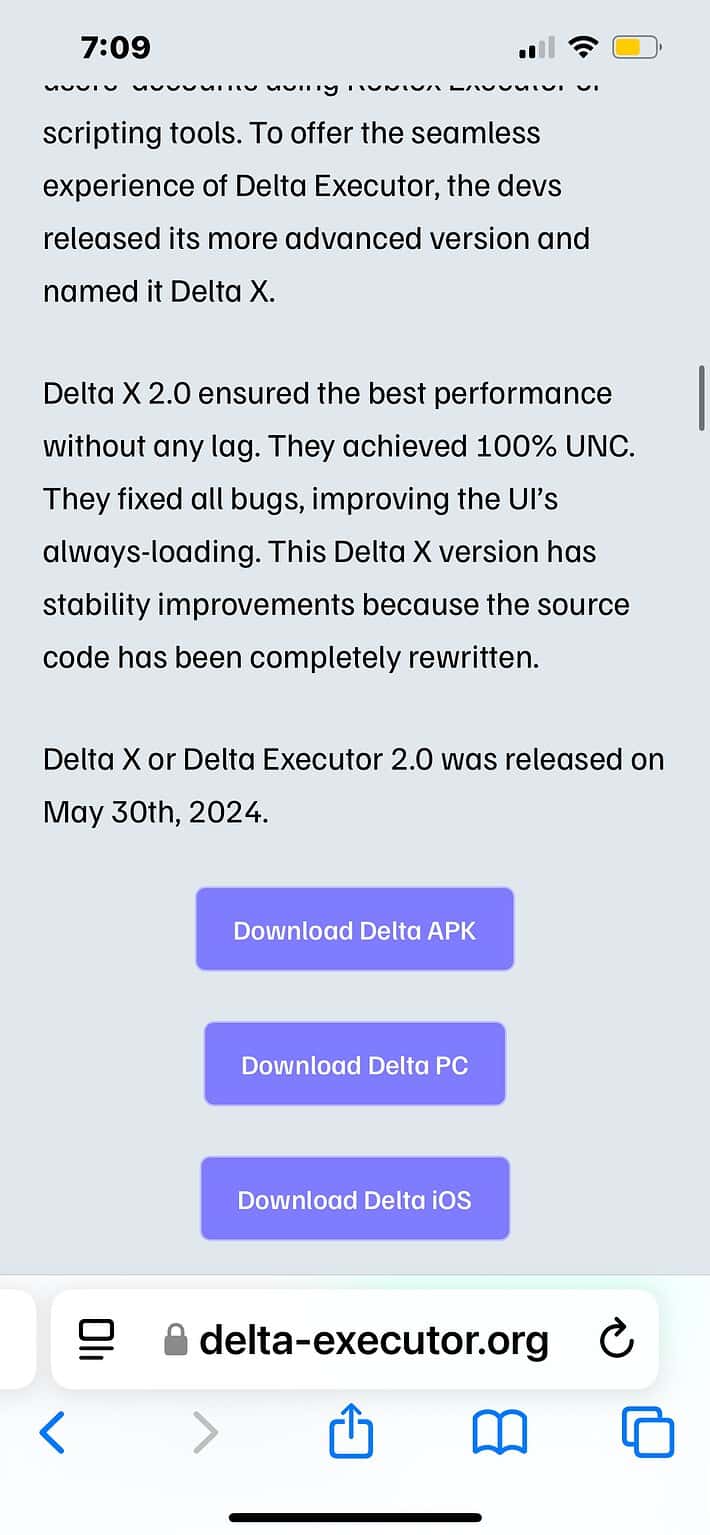 Get Free Roblox Delta Executor on iOS—No Jailbreak, ESign, or Key Required
