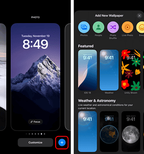 How to Set Different Lock Screen and Home Screen Wallpapers on iPhone ...