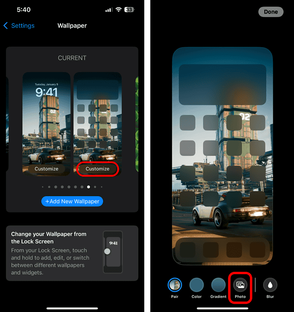 How to Set Different Lock Screen and Home Screen Wallpapers on iPhone ...