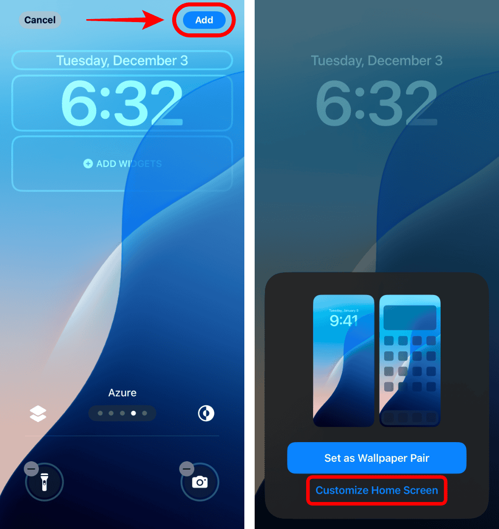 How to Set Different Lock Screen and Home Screen Wallpapers on iPhone ...