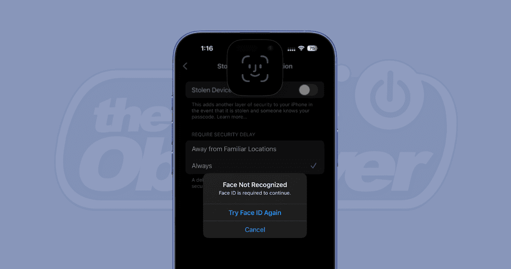 How To Turn Off Stolen Device Protection Without Face ID - The Mac Observer