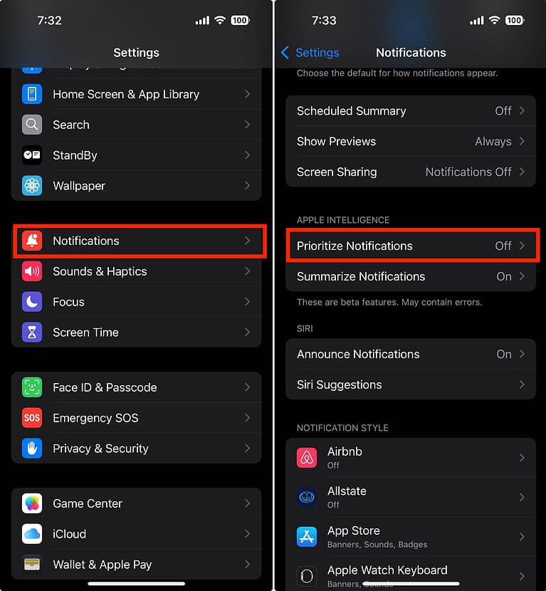 How to Enable Priority Notifications in iOS 18.4 Beta - The Mac Observer