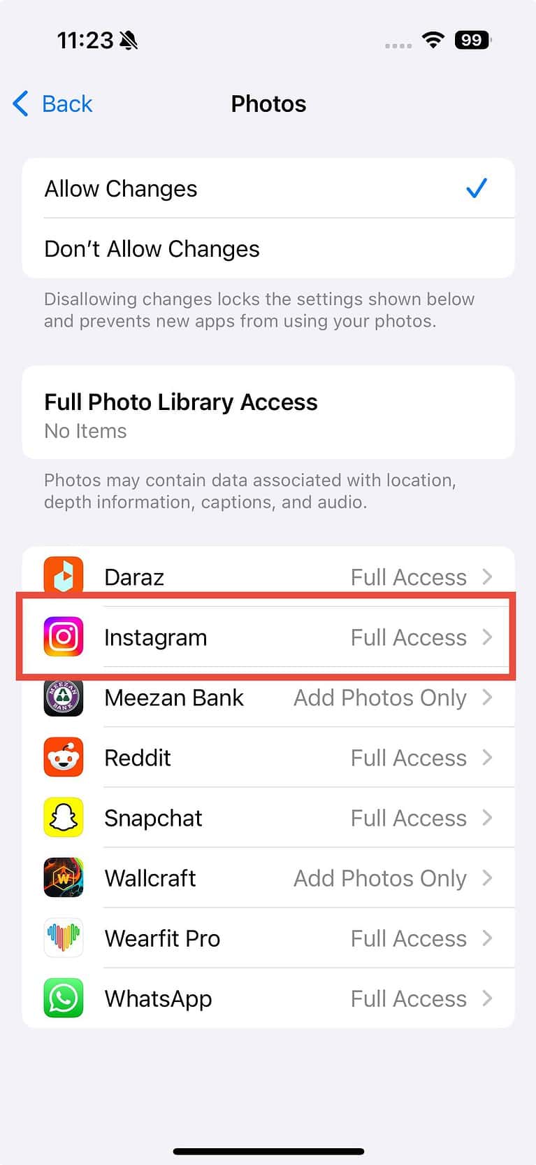 How to Fix Missing Photo Access Option for Instagram/Snapchat/TikTok on ...