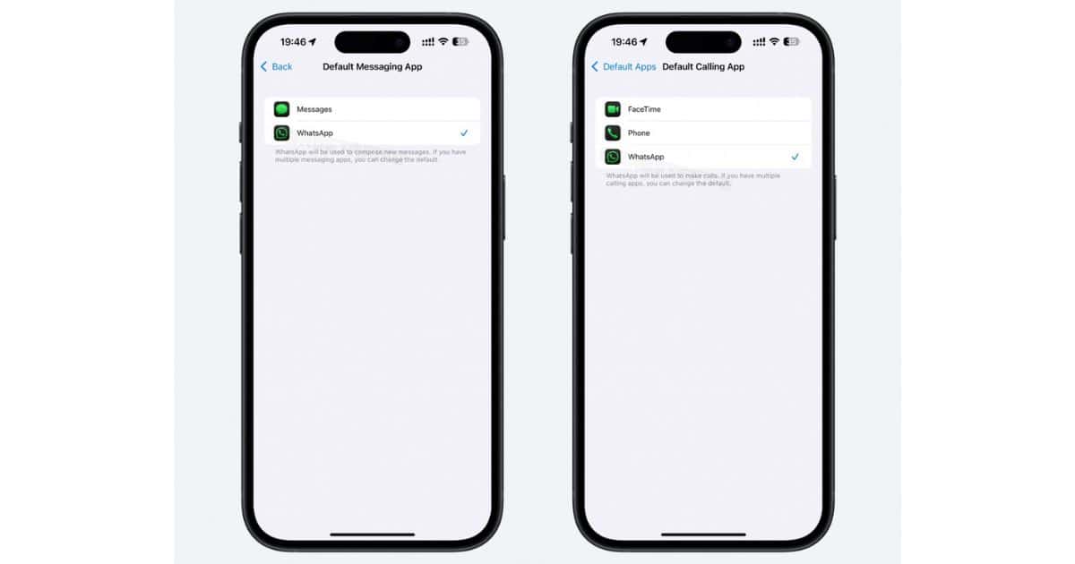 How to Set WhatsApp as Your iPhone’s Default Calling and Messaging App ...