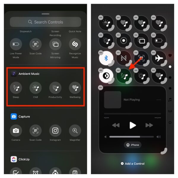 Right Way to Access and Use Ambient Music Playlists in Control Center ...