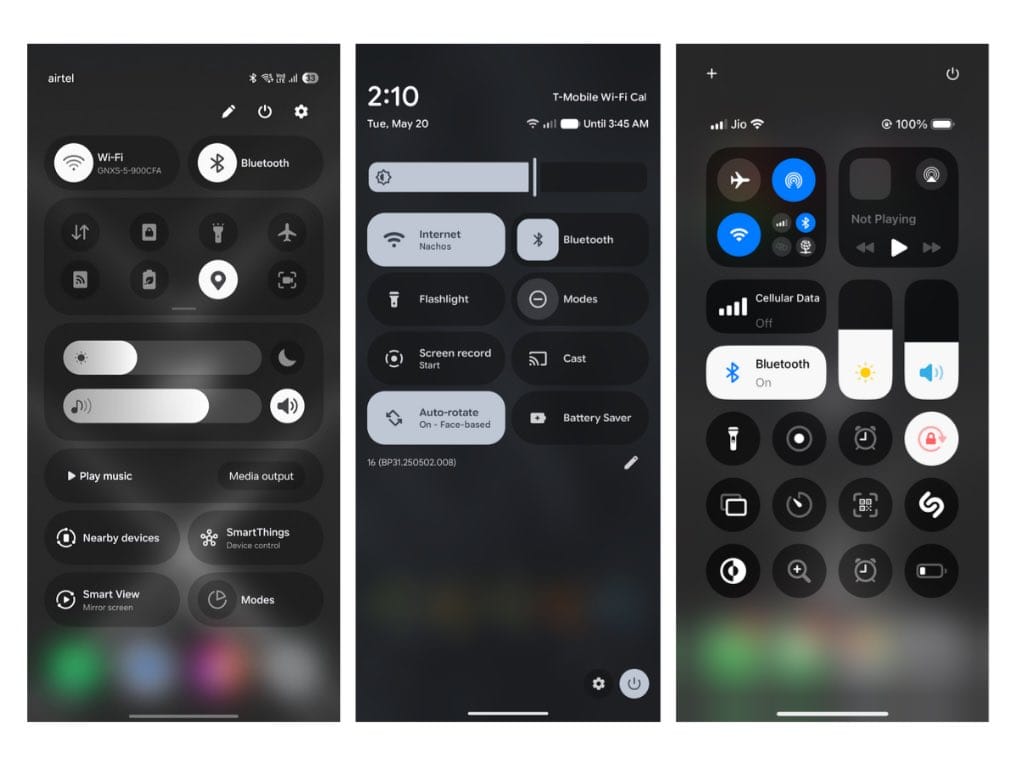 Android's Quick Panel Looks a Lot Like iOS, but Apple Is Still a Winner ...