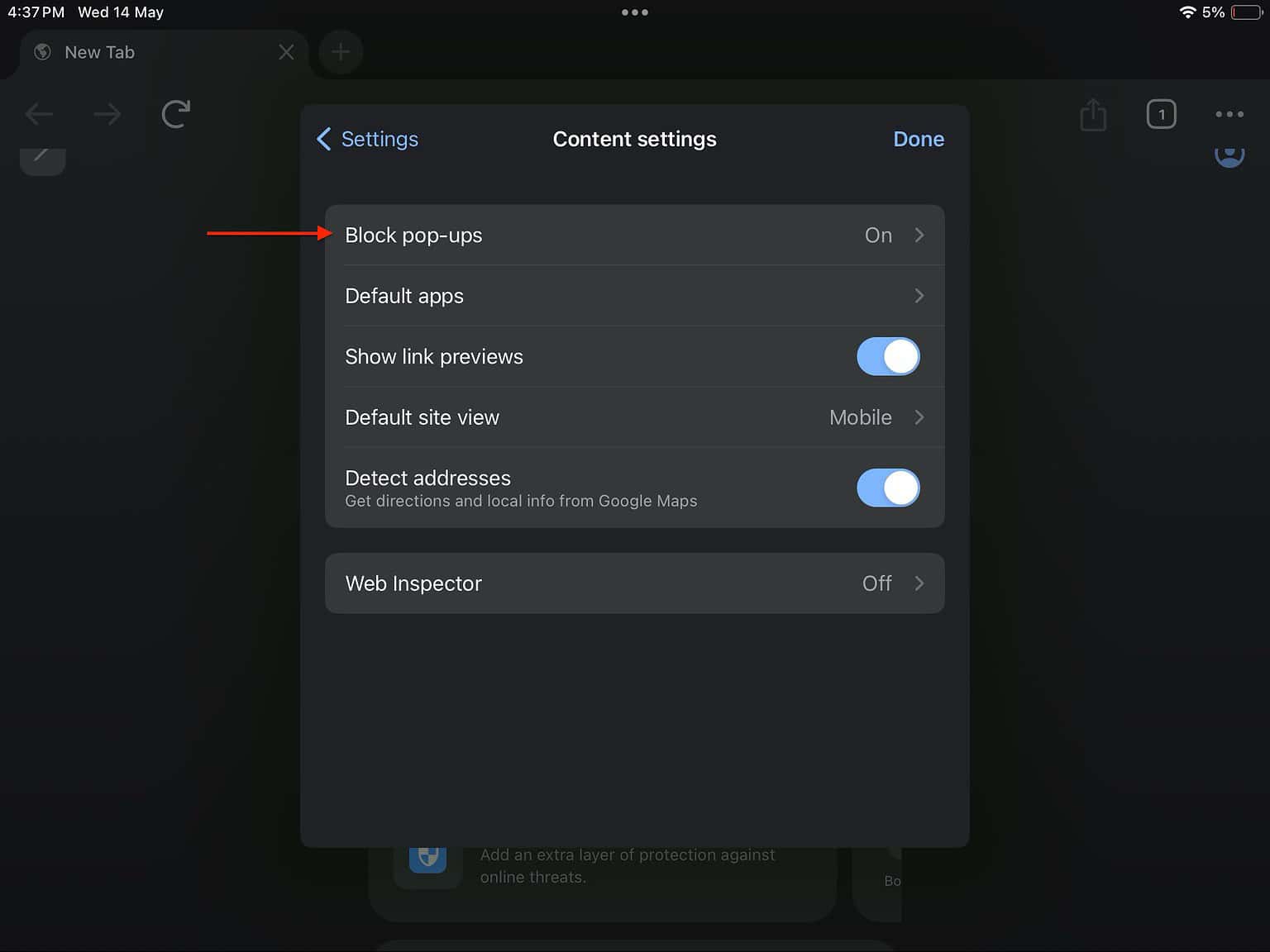 How Do You Turn On Pop Up Blocker on iPad? - The Mac Observer