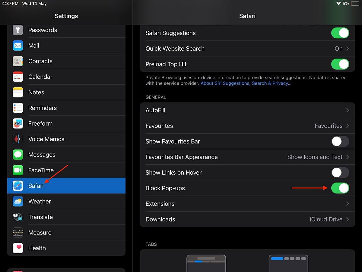 How Do You Turn On Pop Up Blocker on iPad? - The Mac Observer