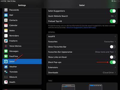 How Do You Turn On Pop Up Blocker on iPad? - The Mac Observer