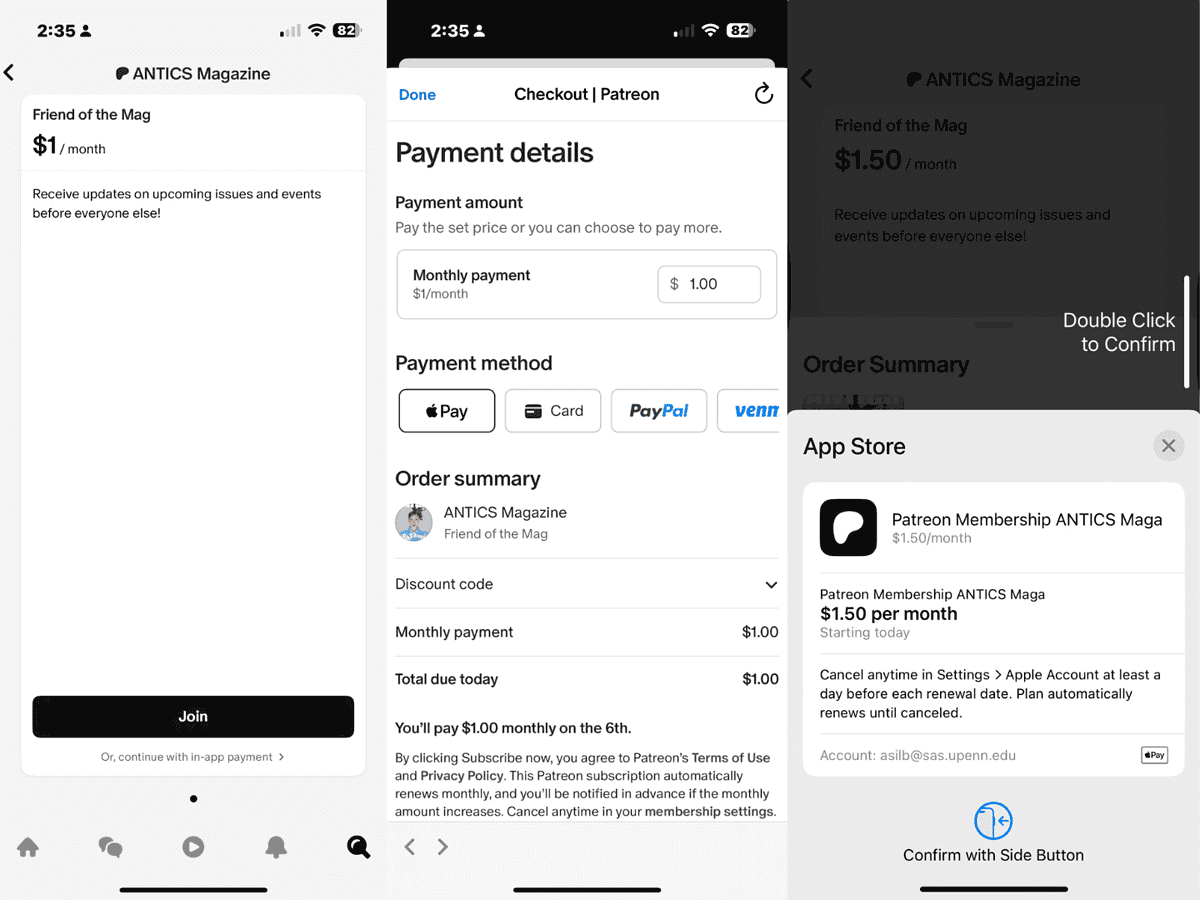 Patreon’s iOS App Now Supports Third-Party Payments - The Mac Observer