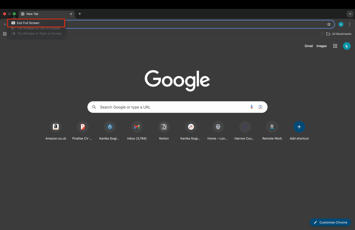 How To Exit Full Screen on Mac