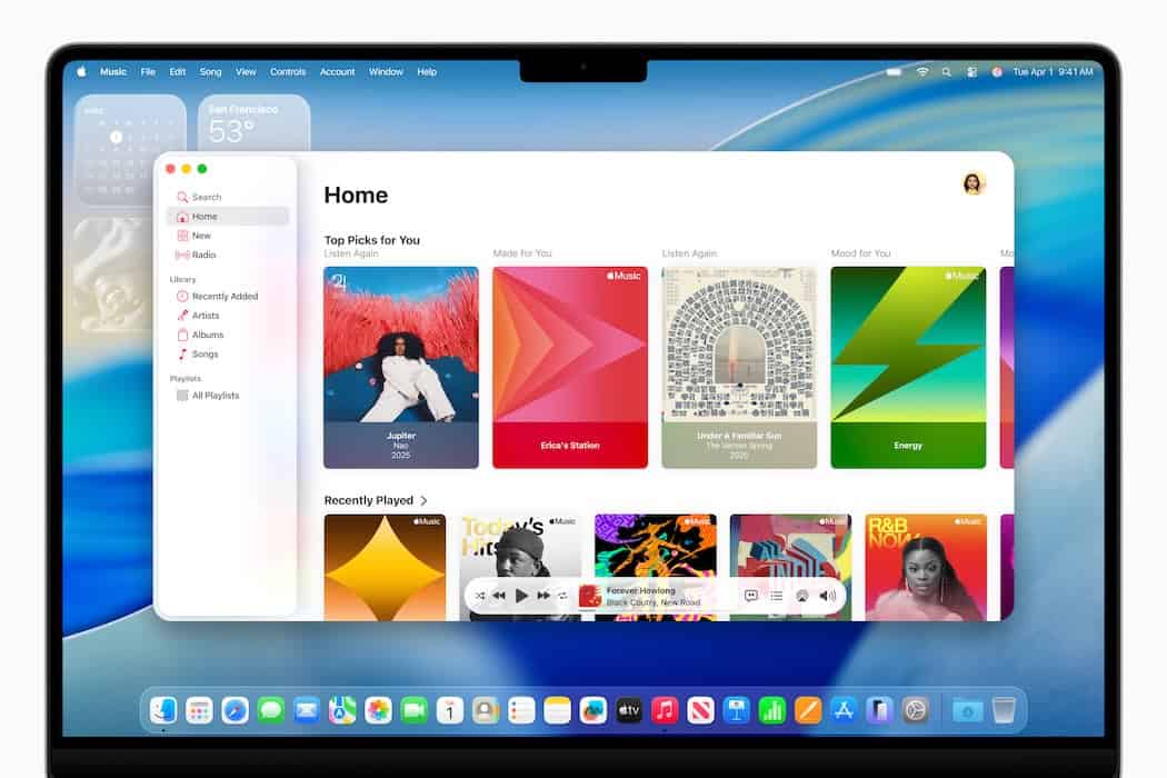 Apple Announces macOS 26 Tahoe with Liquid Glass UI, AI Improvements ...