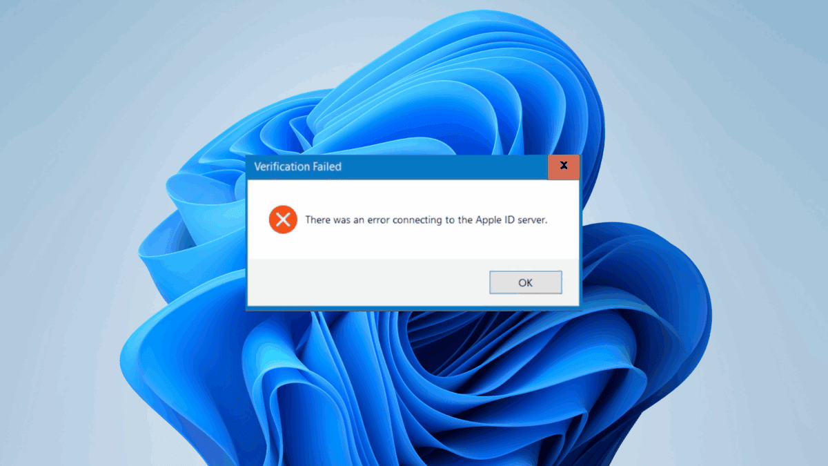 How to Fix “Error Connecting to the Apple ID Server” on Windows 10/11
