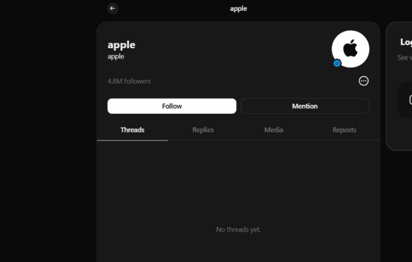 Apple Joins Threads, Instantly Gains Nearly 5 Million Followers